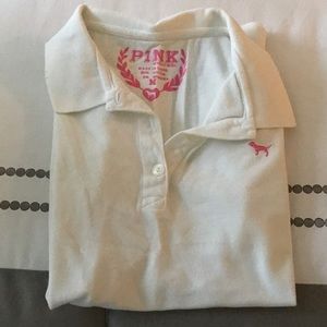 PINK Victoria's Secret | Tops | Og Classic Pink Victorias Secret Polo ...